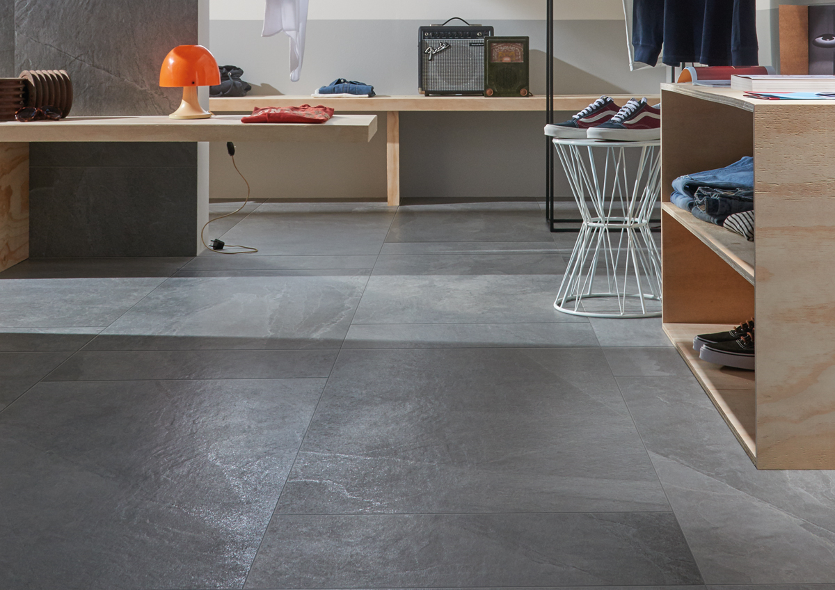 X-Rock Grey 60x60 cm (RM - Mat) │ Colour Ceramica A/S